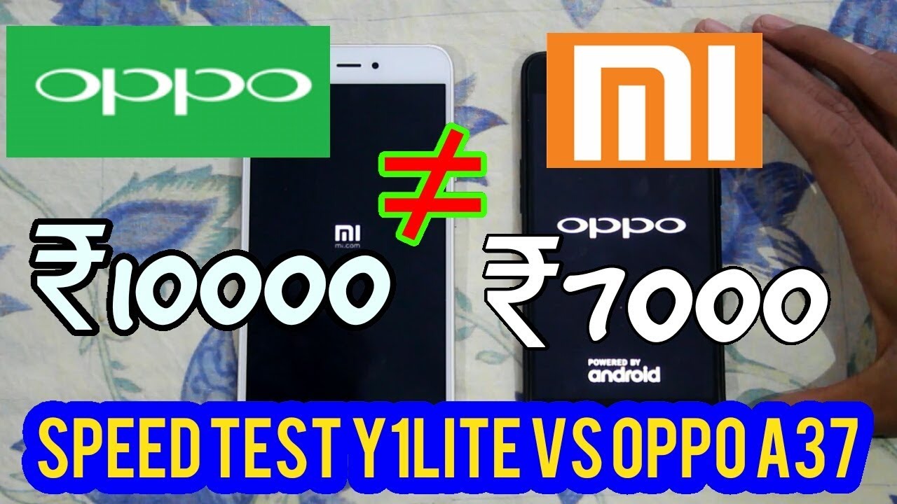 REDMI Y1 VS OPPO | SPEED TEST | REDMI Y1 LITE VS OPPO A37 SPEED TEST ...