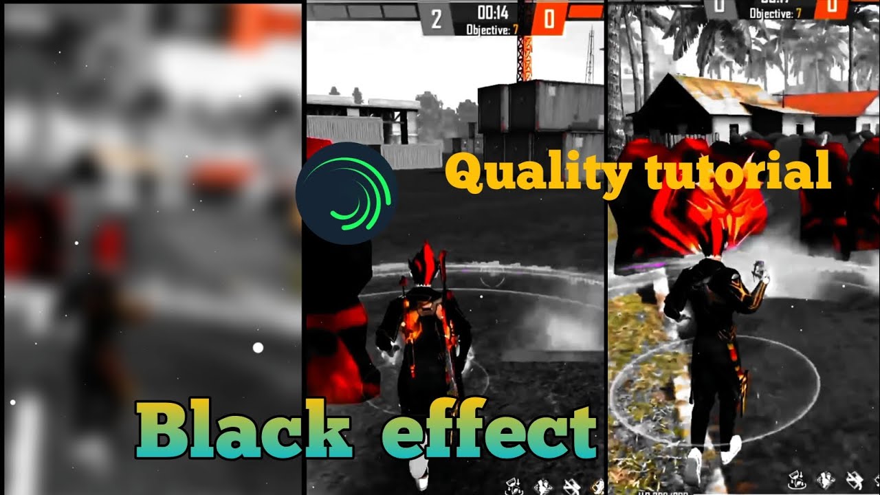 BLACK EFFECT TUTORIAL VIDEO || Freefire most viral tik tok video effect tutorial || #aashish ...