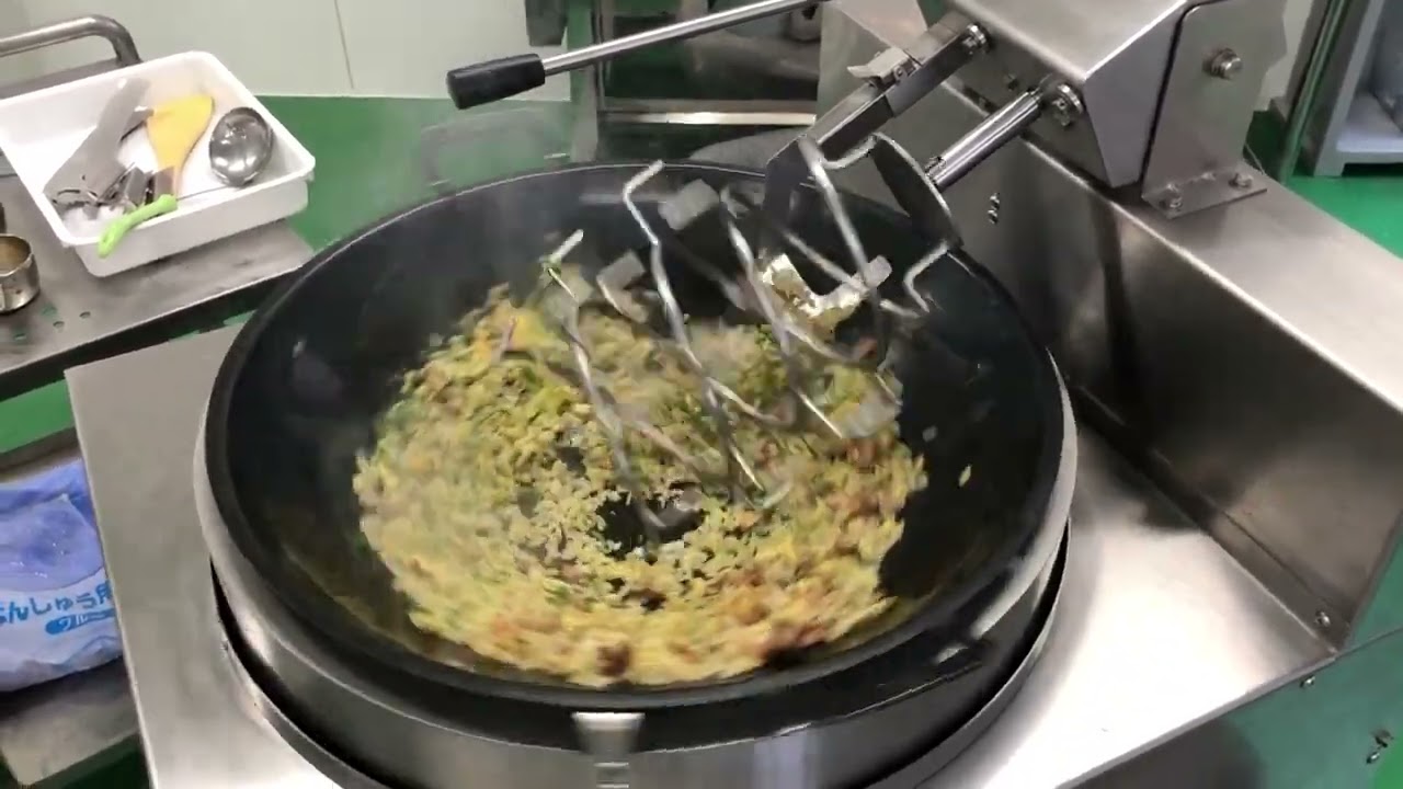 Auto Wok（卓上IH調理機）炒飯1人前 - YouTube