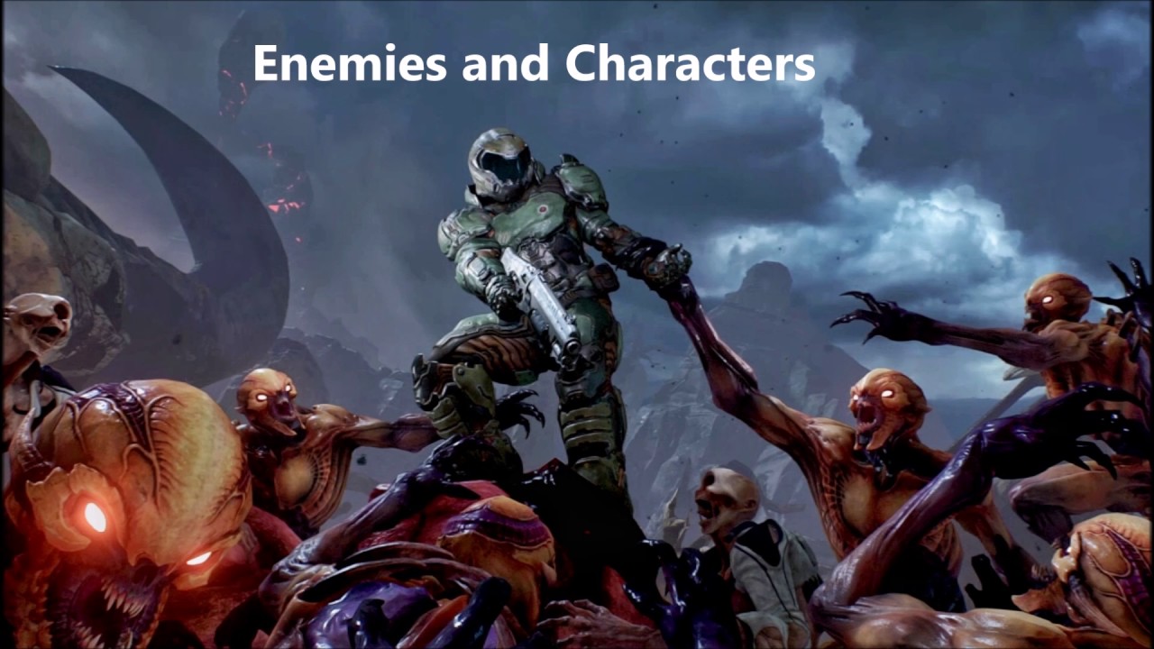 Doom Models of guns and Enemies - YouTube