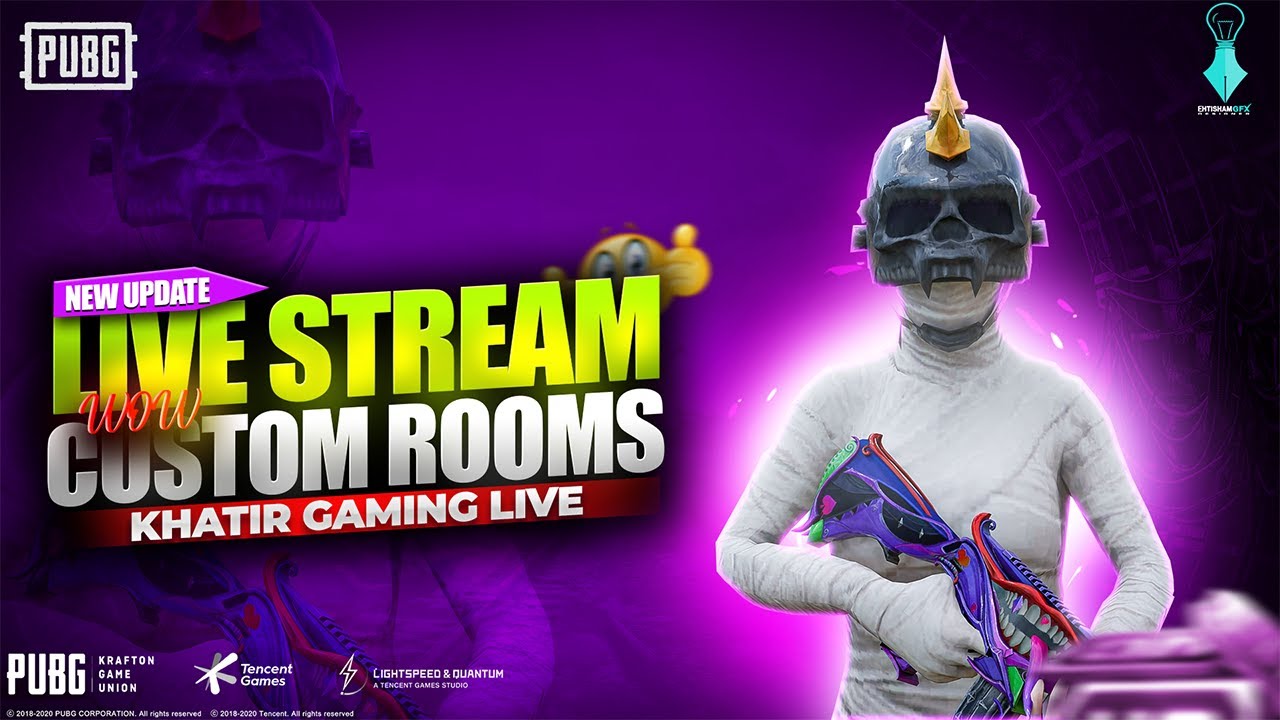 PUBG MOBILE LIVE ROOMS ! (KHATIR GAMING) - YouTube
