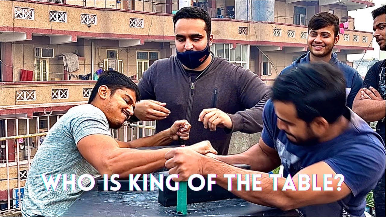 Who is king of the table🏆 | Armwrestling friendly match 💪🏻 - YouTube