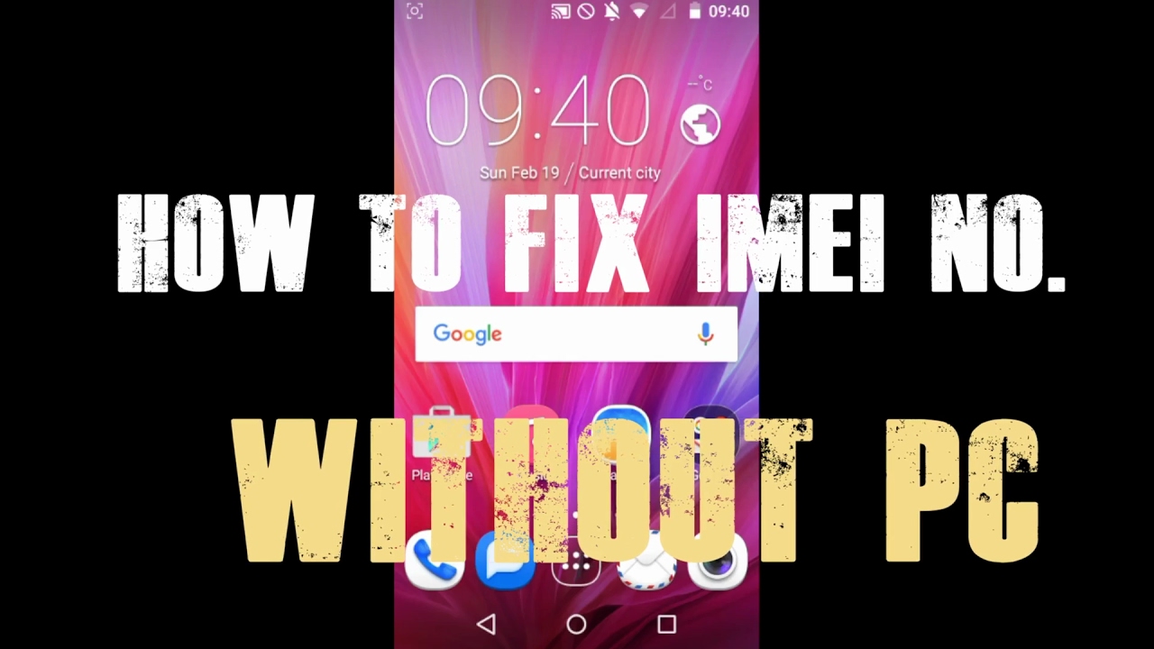How To Fix IMEI No. In Infocus M260 Without Using PC - YouTube
