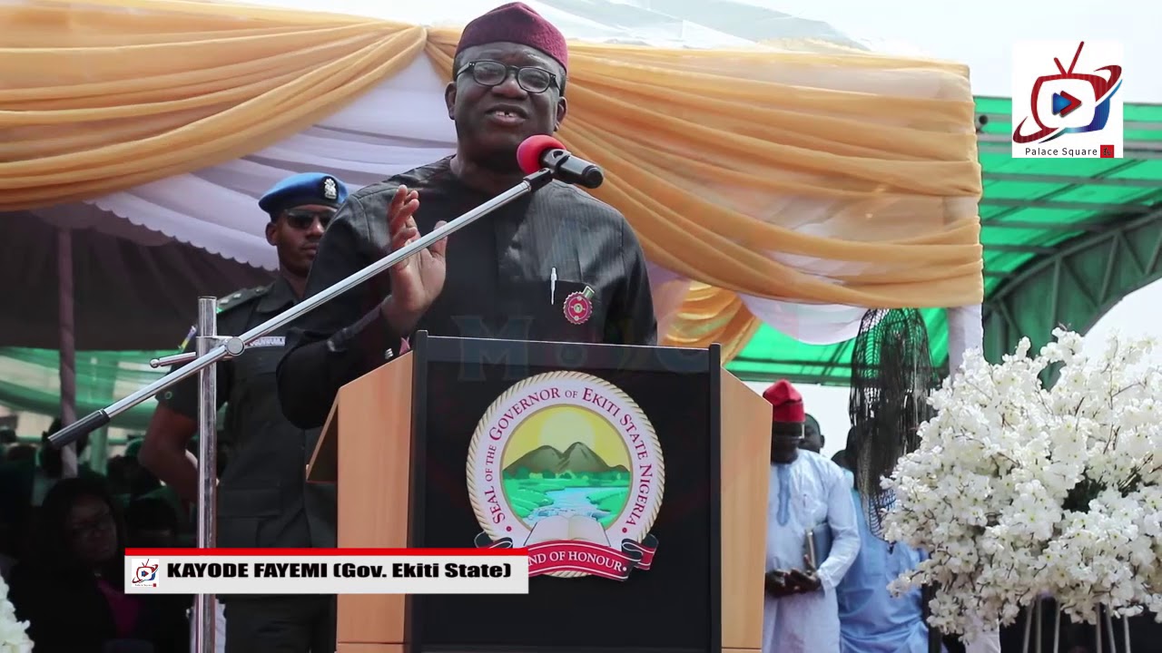 Governor. Kayode Fayemi ( gov. Of Ekiti State) Speech on AMOTEKUN - YouTube