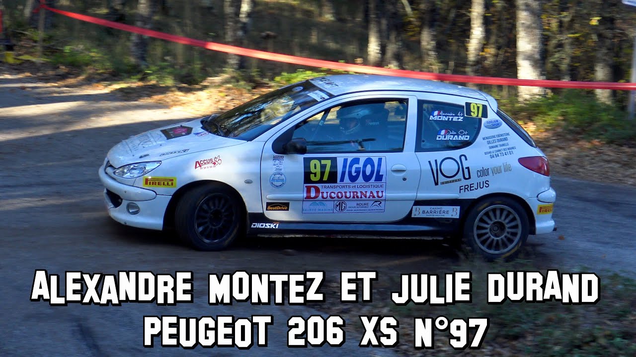 Rallye du Var 2022 - Peugeot 206 XS N°97 - Alexandre MONTEZ et Julie ...