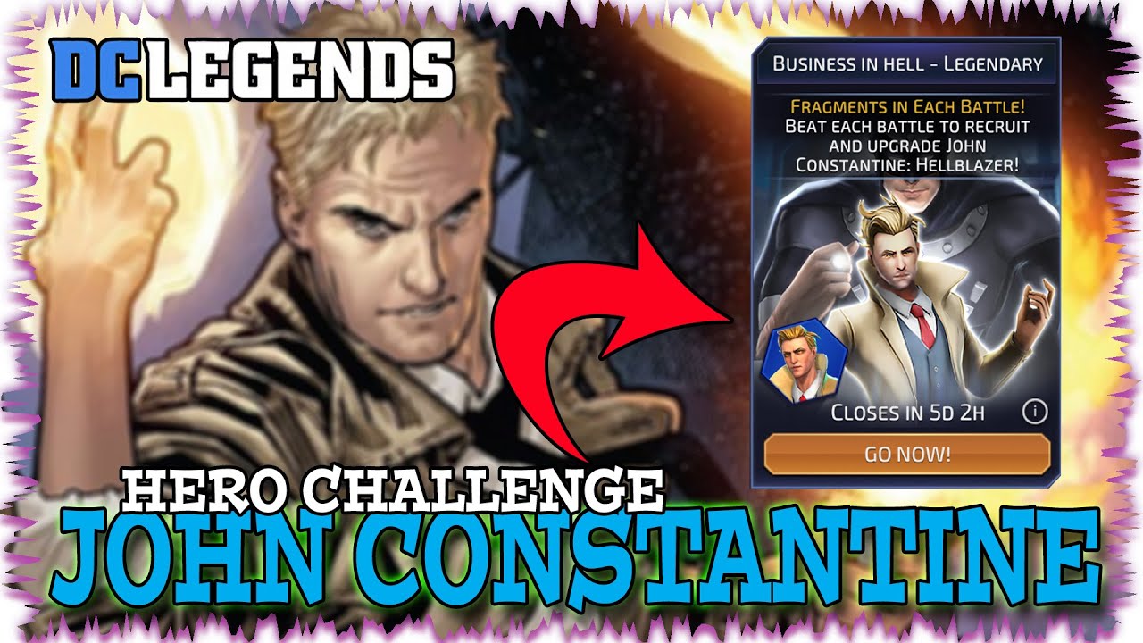 JOHN CONSTANTINE HERO CHALLENGE!! Was The Hero Upgrades Even Worth It ...