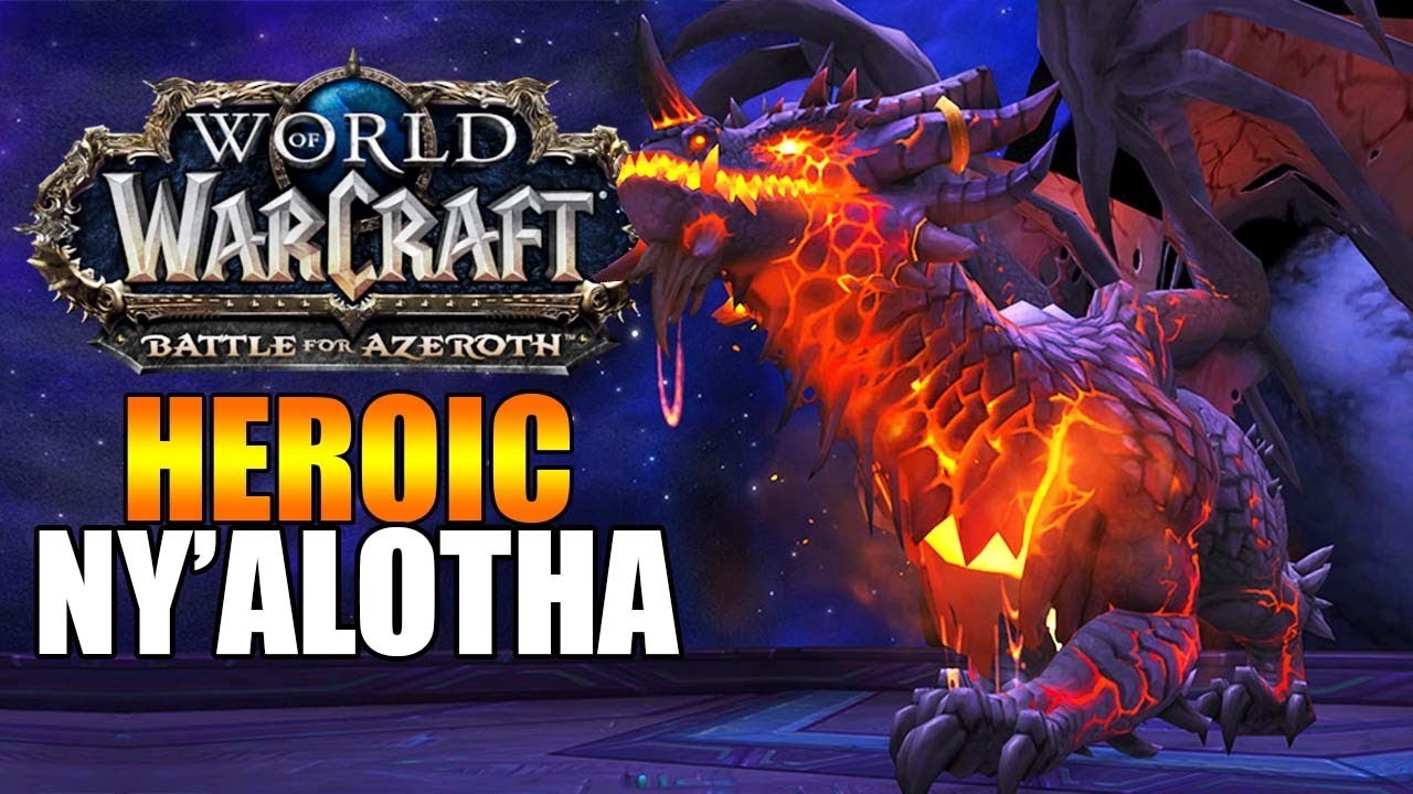New Raid! Heroic Ny'Alotha, The Waking City - World of Warcraft Gameplay - Blood Elf Mage - YouTube