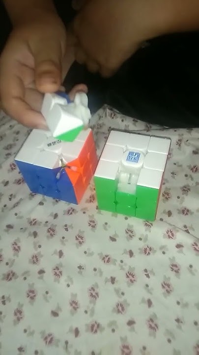 3x3 magnetic stickerless Rubik's Cube. - YouTube