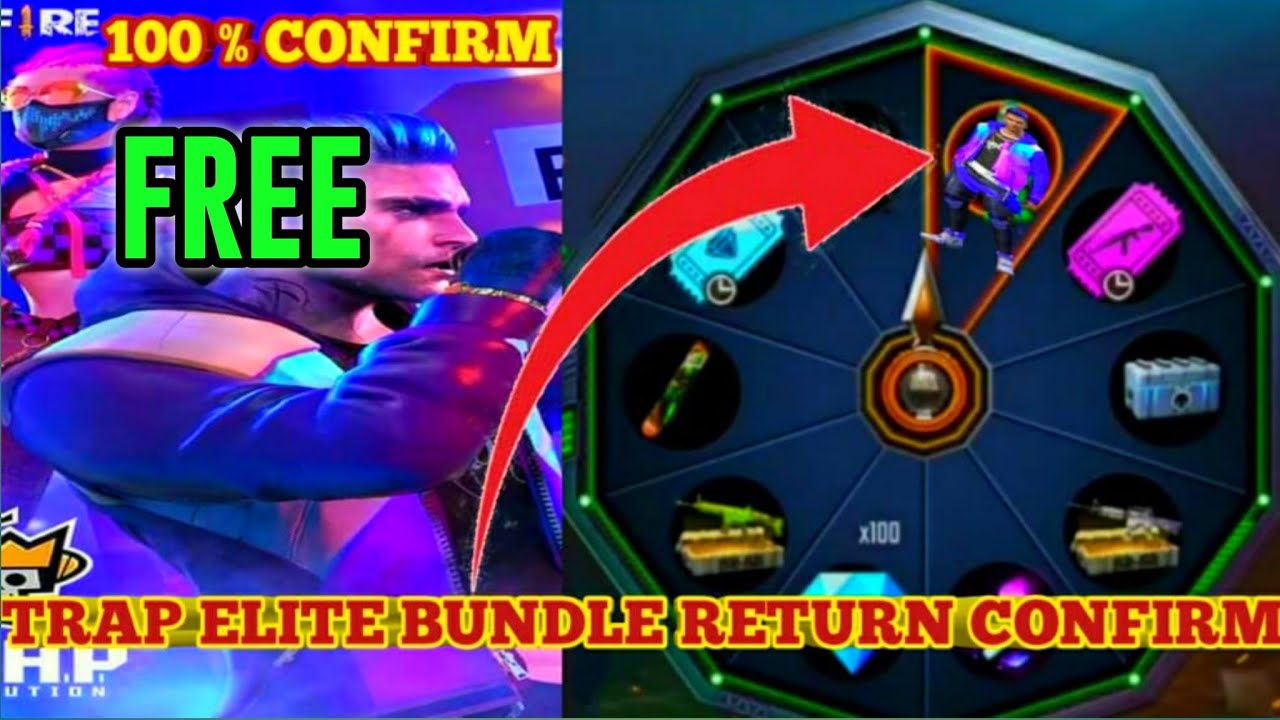 TRAP ELITE PASS CONFIRM EVENT IN FREE FIRE|| TRAP ELITE BUNDLE RETURN ...