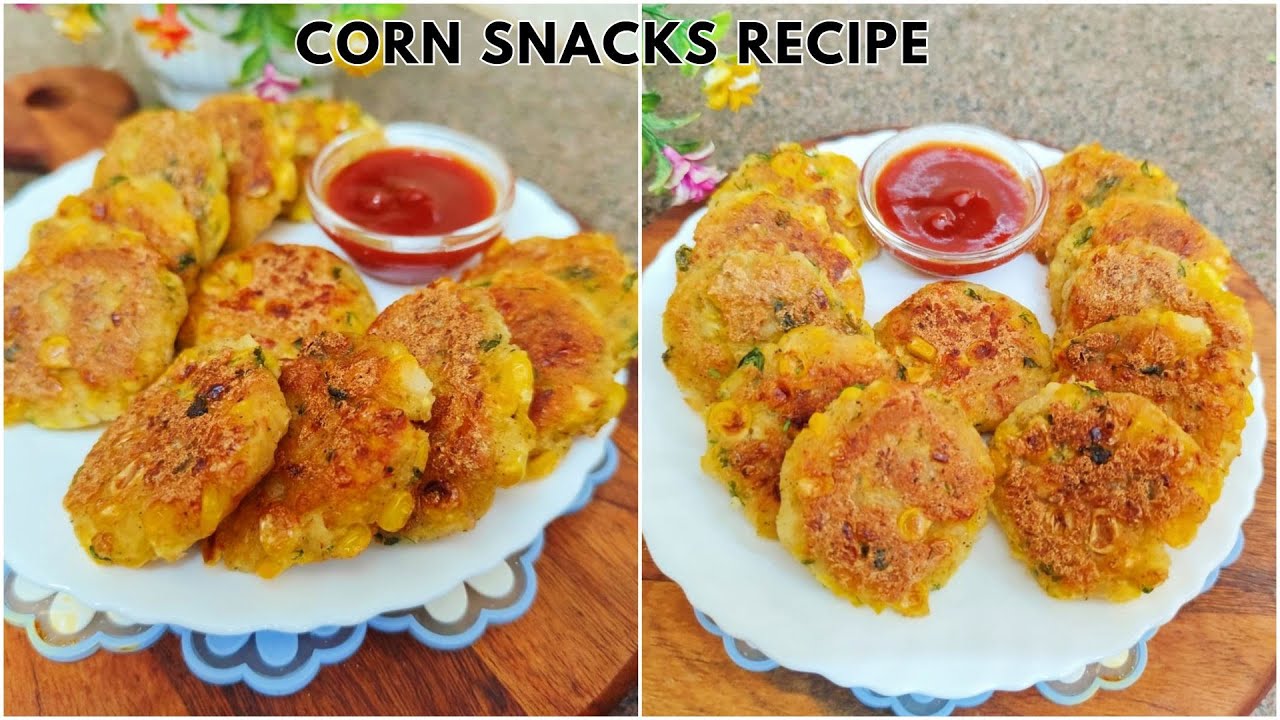 Crispy Corn Cutlet Recipe | Evening Snacks Recipe | Sweet Corn Vada ...