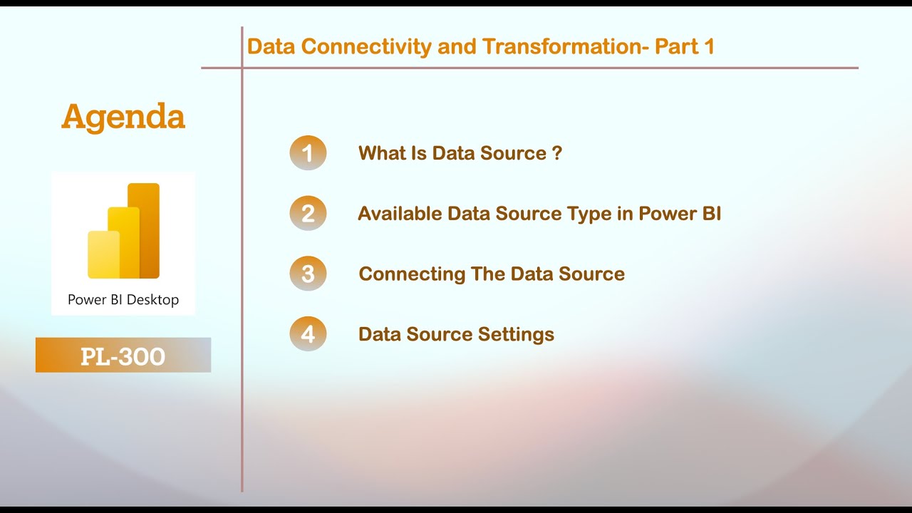 Microsoft Power BI | Data Connectivity and Transformation- Part 1 - YouTube