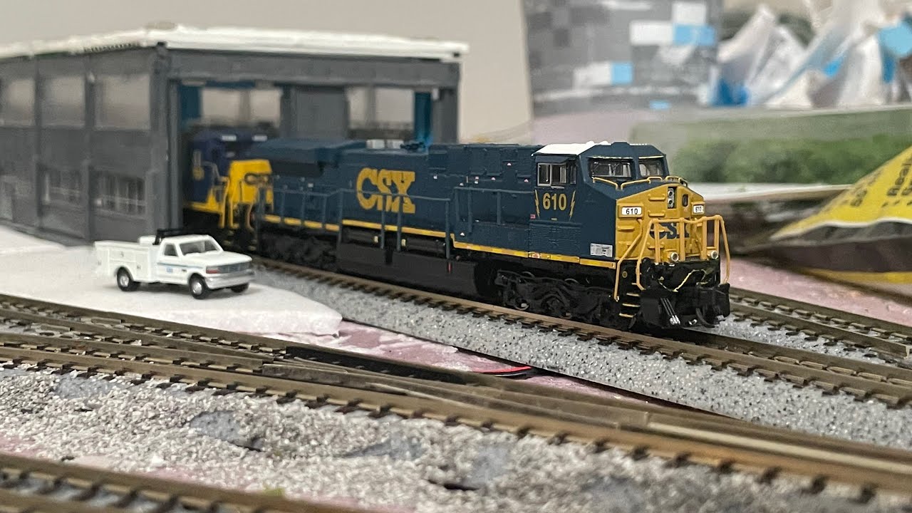 N Scale CSX Layout | A Fresh Start - YouTube
