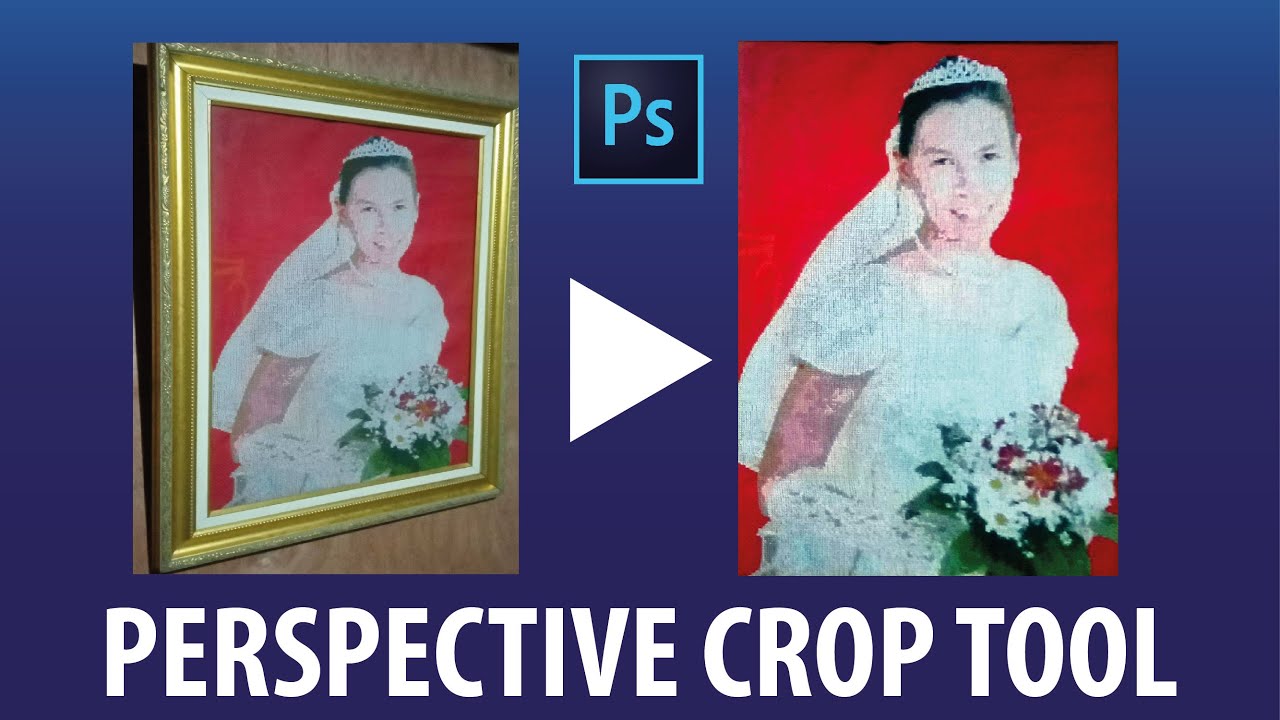 Perspective Crop Tool: Photoshop CC Tutorial - YouTube