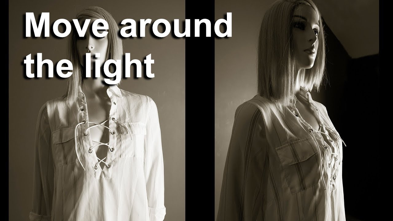 Moving around the light for better results (tried and tested) - YouTube