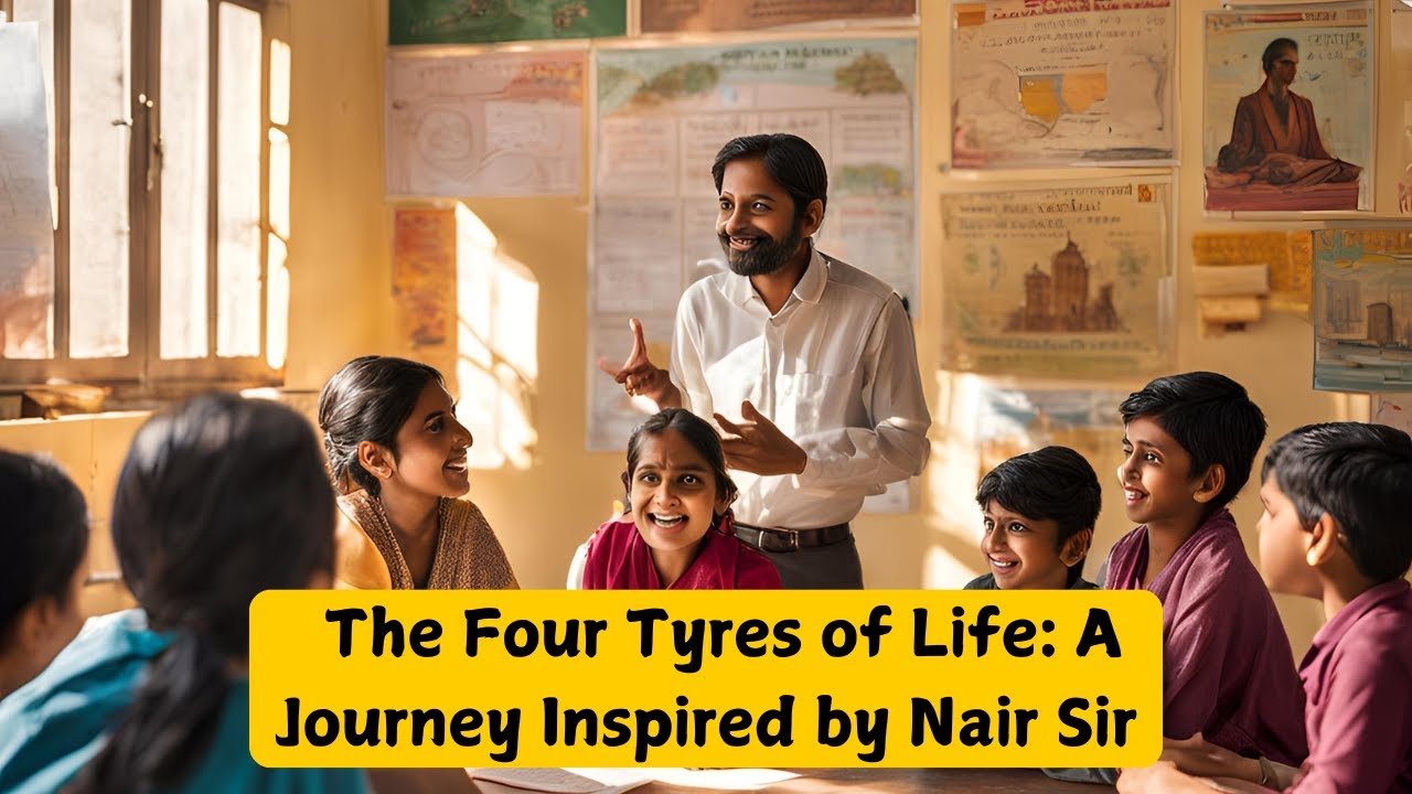 The Four Tyres of Life: A Journey Inspired by Nair Sir - YouTube
