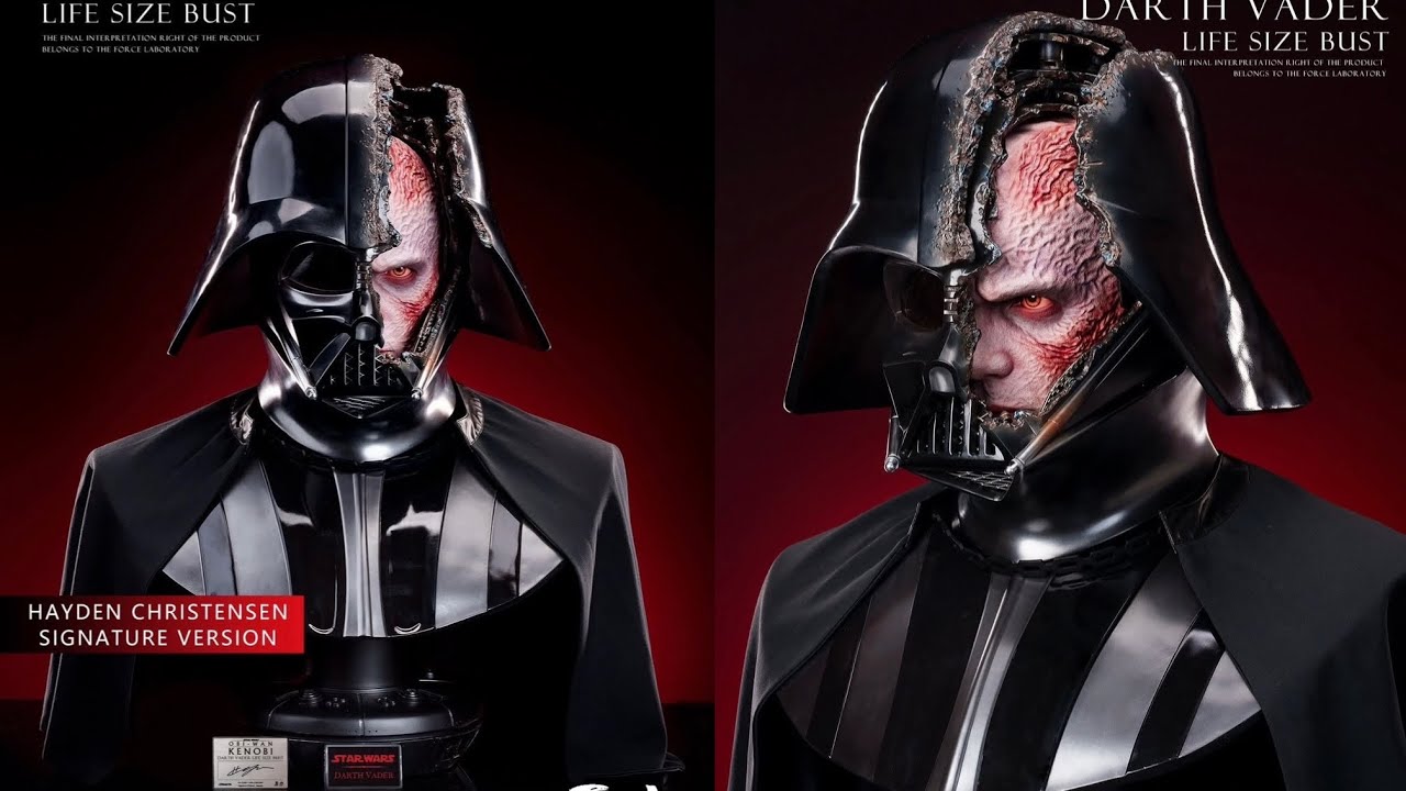 New Star Wars life size bust Darth Vader by Force Laboratory preorder ...