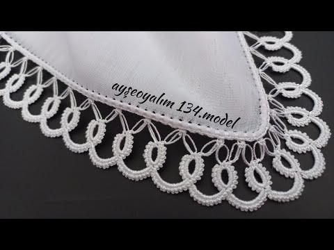 Tek sırada biten zarif ve gösterişli sıralı sarmaşık oyası @ayseoyalim 134.model