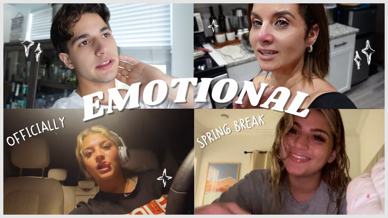 EMOTIONAL DAY! It's officially SPRING BREAK!!!VLOG#950 - YouTube