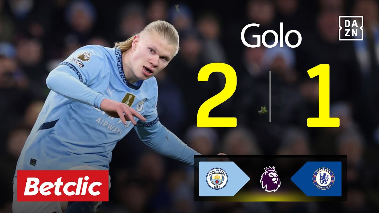 Golo de Haaland | Man City 2-1 Chelsea | Premier League 24/25 - YouTube