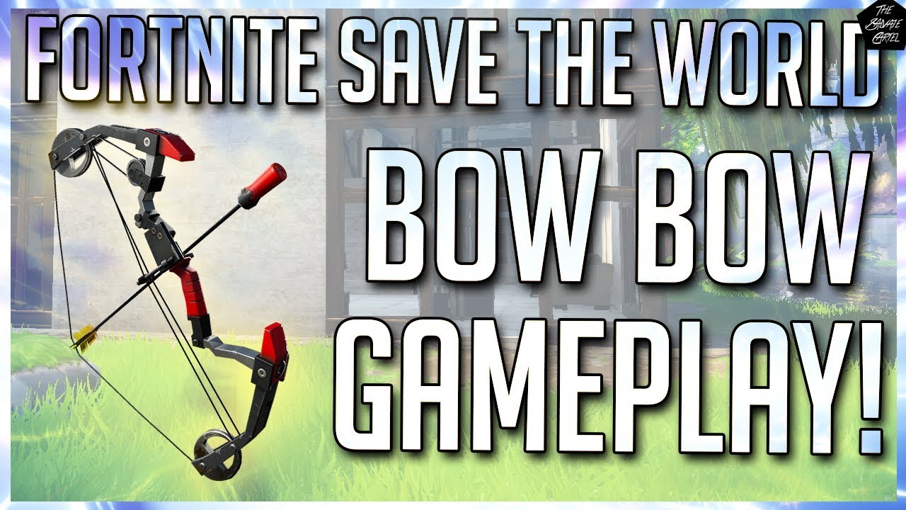 FORTNITE STW: BOOM BOW GAMEPLAY CLIPS | THIS THING IS A BEAST! - YouTube