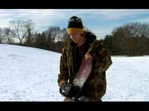 Snowboard Heel Edge Turn - YouTube