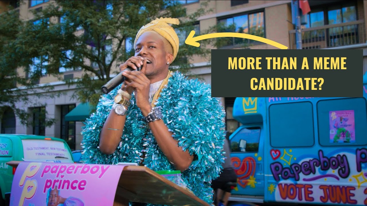 The Street Performer Running for Mayor of NYC — Paperboy Love Prince ...