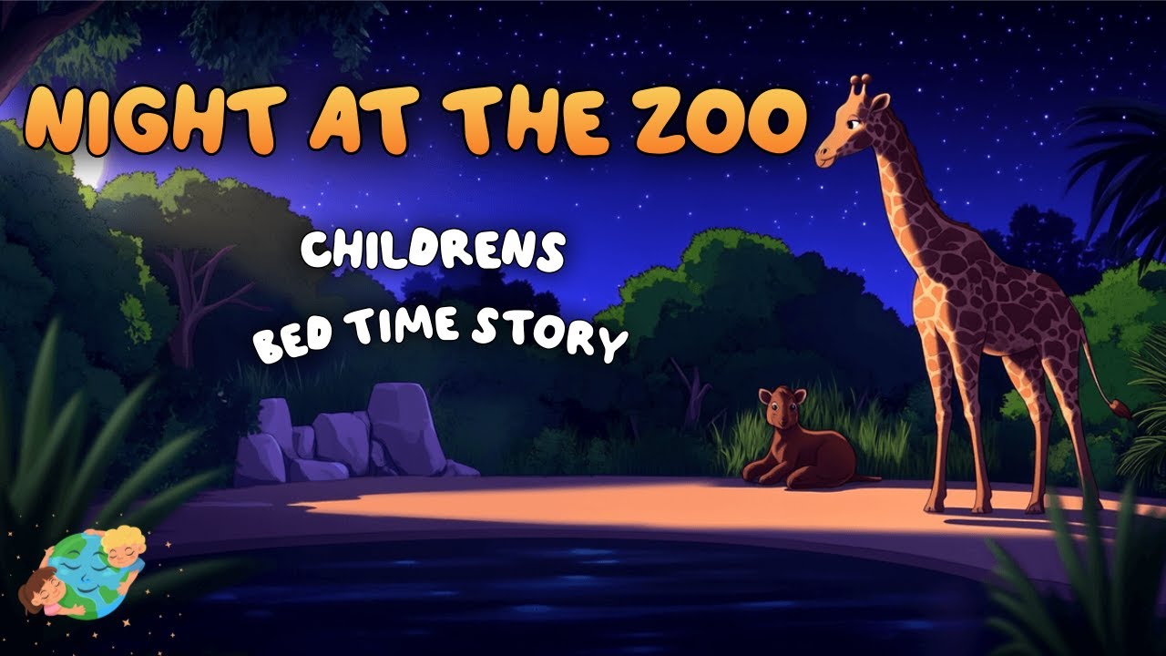 🦁 Night at the Zoo: A Relaxing Bedtime Story for Kids - YouTube