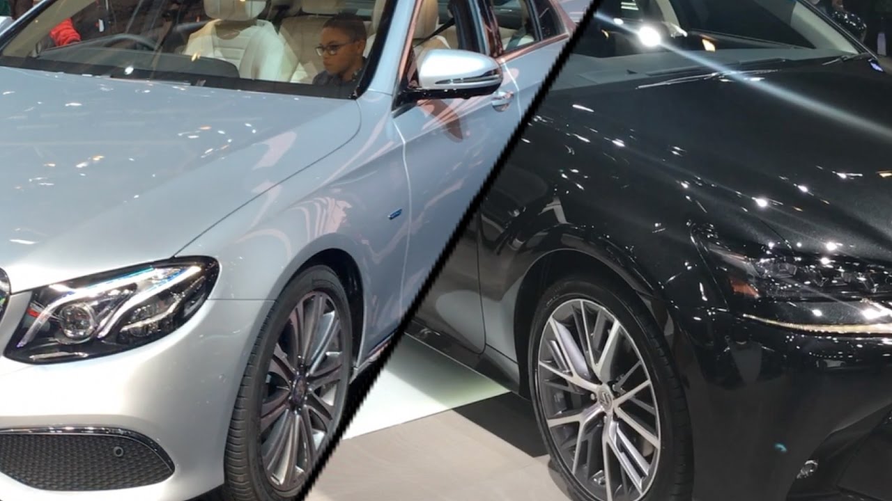2017 Lexus GS 300h vs. 2017 Mercedes-Benz E Class - YouTube