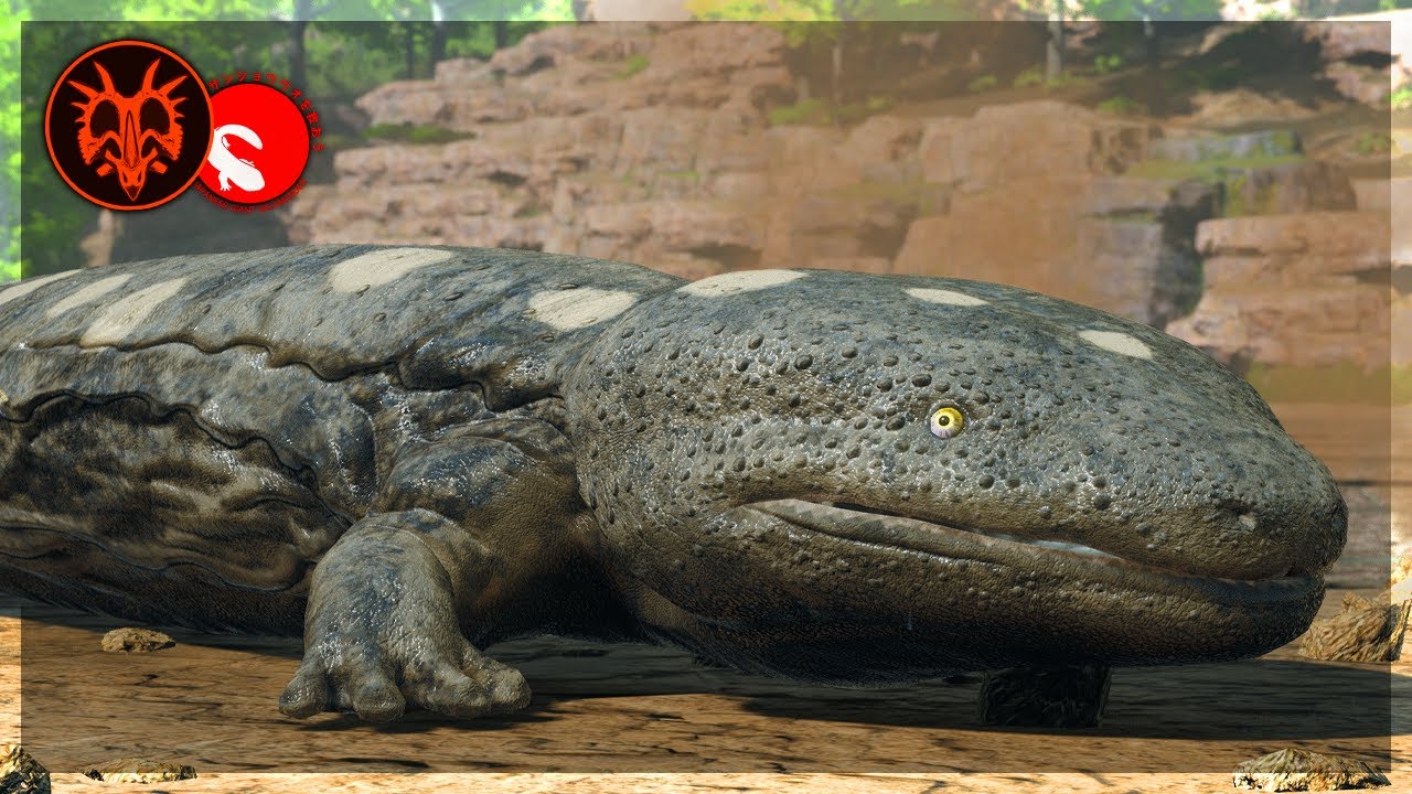 GIANT SALAMANDER Showcase! | Path of Titans Mod - YouTube