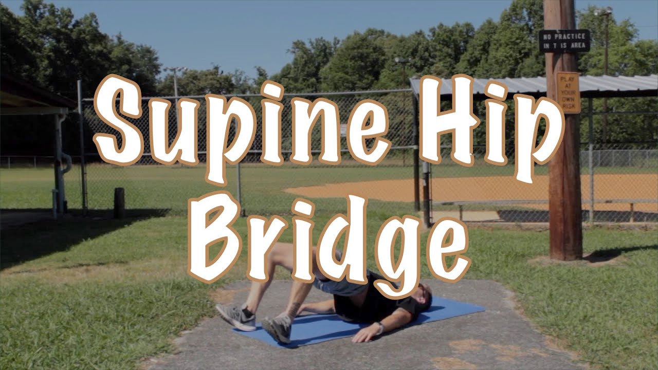 Supine Hip Bridge | Hip Rotation Series Mobility Training - YouTube