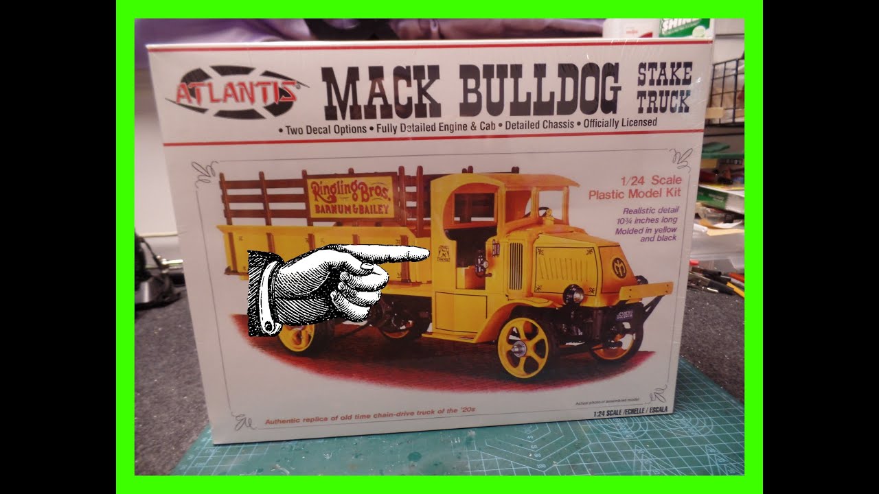 Joann: 1926 Mack Bulldog Atlantis 1:24 Scale Model Car Kit Unboxing ...