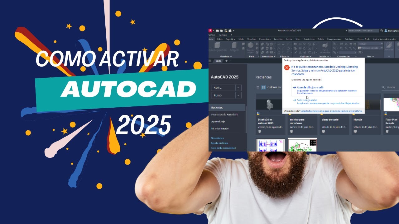 Como activar licencia de Autocad 2025 Actualizado - YouTube
