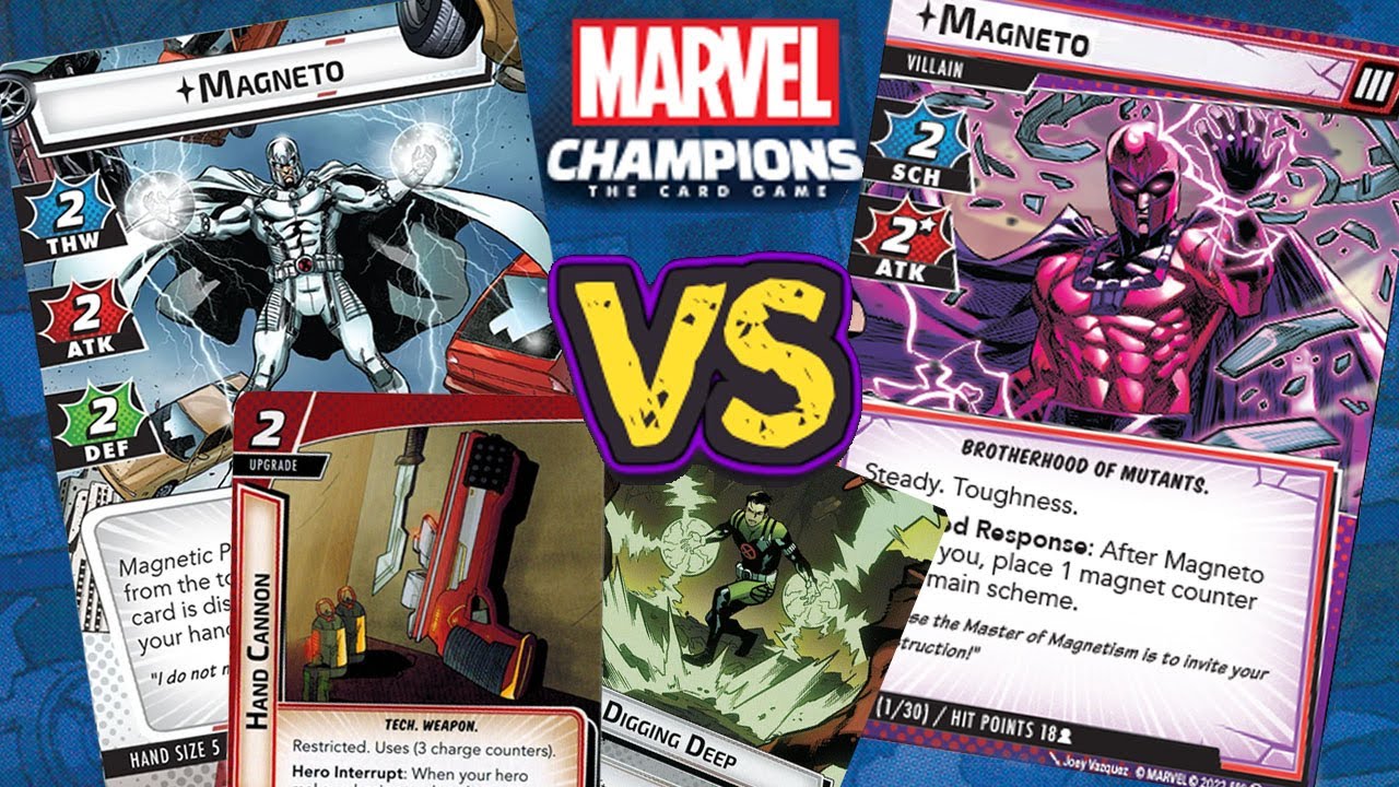 MAGNETO vs MAGNETO (Expert) Marvel Champions Playthrough | Aggression ...