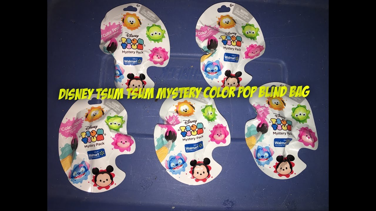Disney Tsum Tsum Mystery Color Pop Blind Bags - YouTube