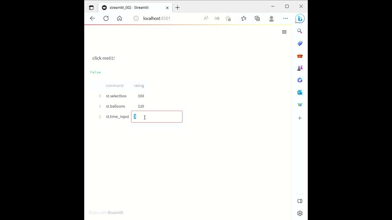 streamlit table data remain - YouTube