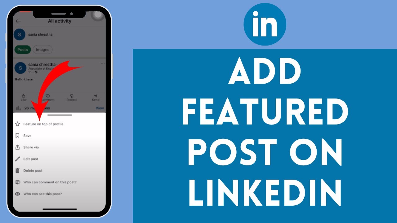How to Add Featured Post on LinkedIn 2024 (EASY!!) | LinkedIn Featured ...