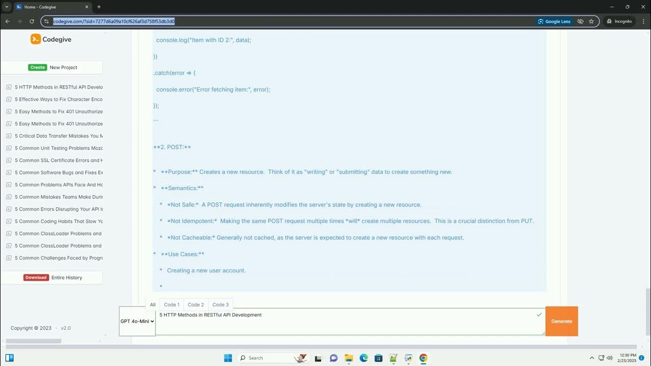 5 http methods in restful api development - YouTube