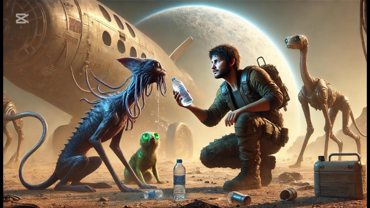 With the Alien Girl’s Pets Dying of Thirst, Only the Human Gave His ...