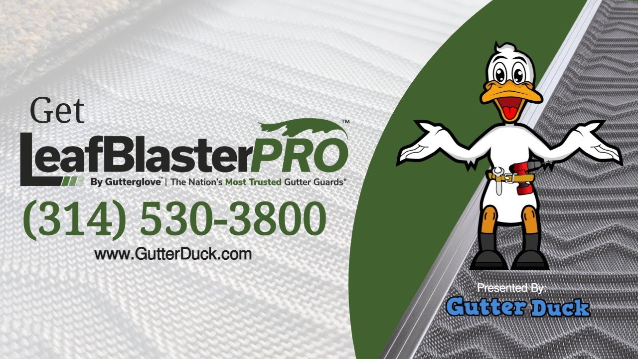 Leaf Blaster Pro Professional Gutter Guard System Presented By Gutter ...