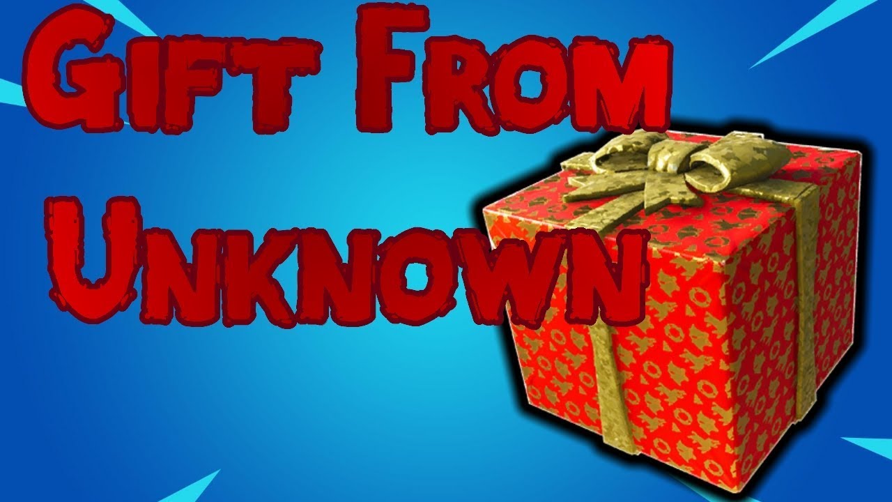 "Gift From Unknown" Fortnite Scary Story - YouTube