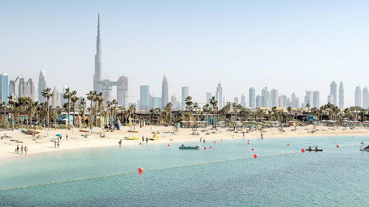4K LAMER BEACH DUBAI ( drive to lamer beach ) #Dubai #beach #viral # ...