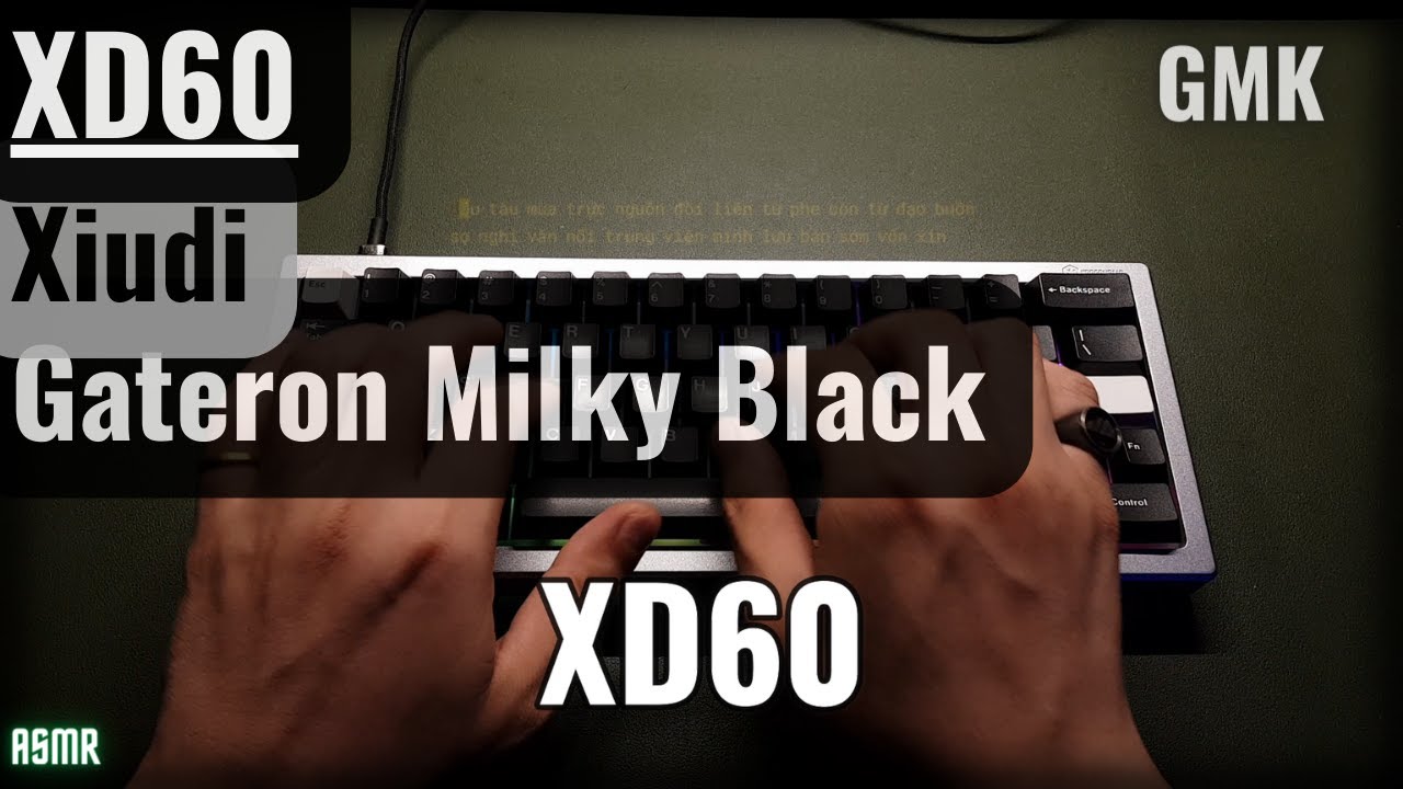 XD60 | Gateron Milky Black | KeeBeats - YouTube