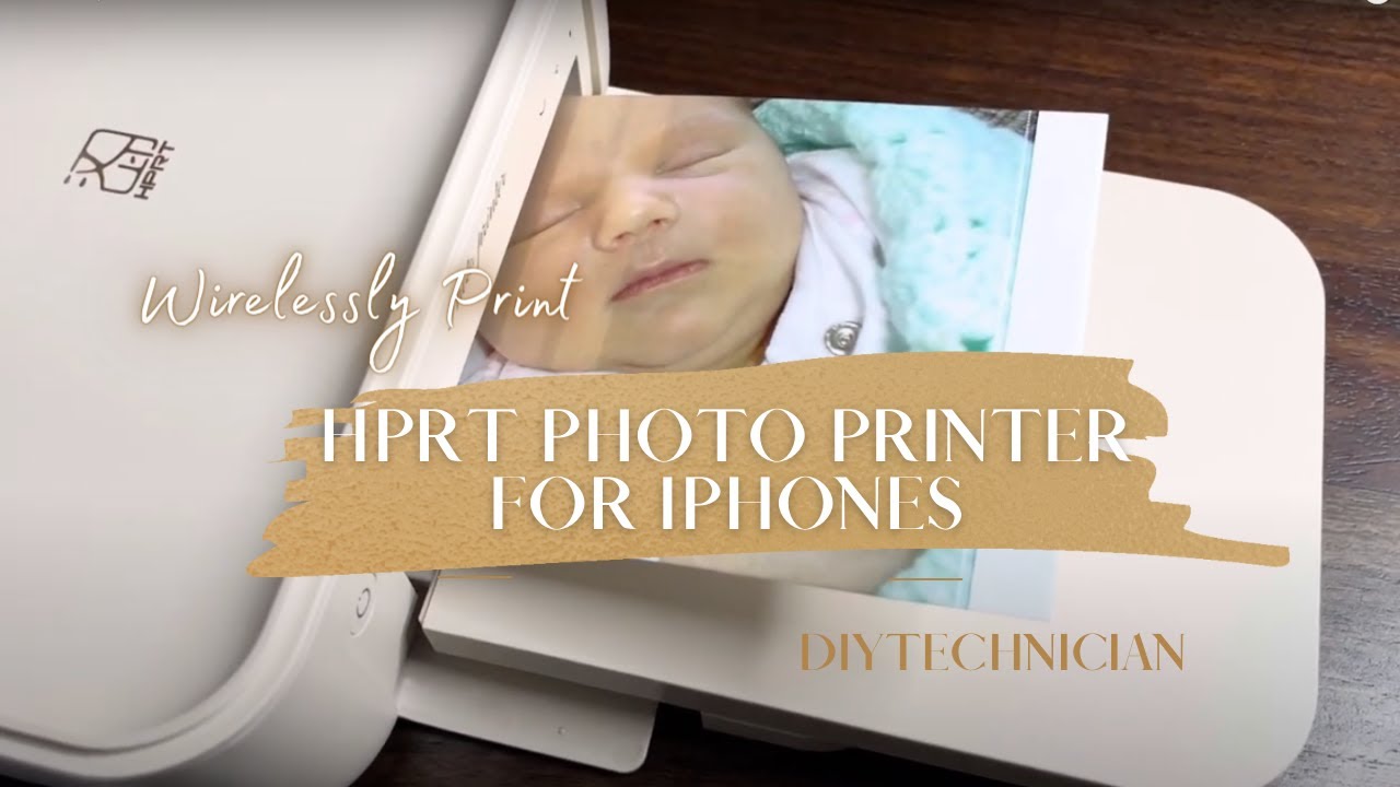 Easiest Wireless iPhone Printer | HPRT Wireless Photo Printer Unboxing ...
