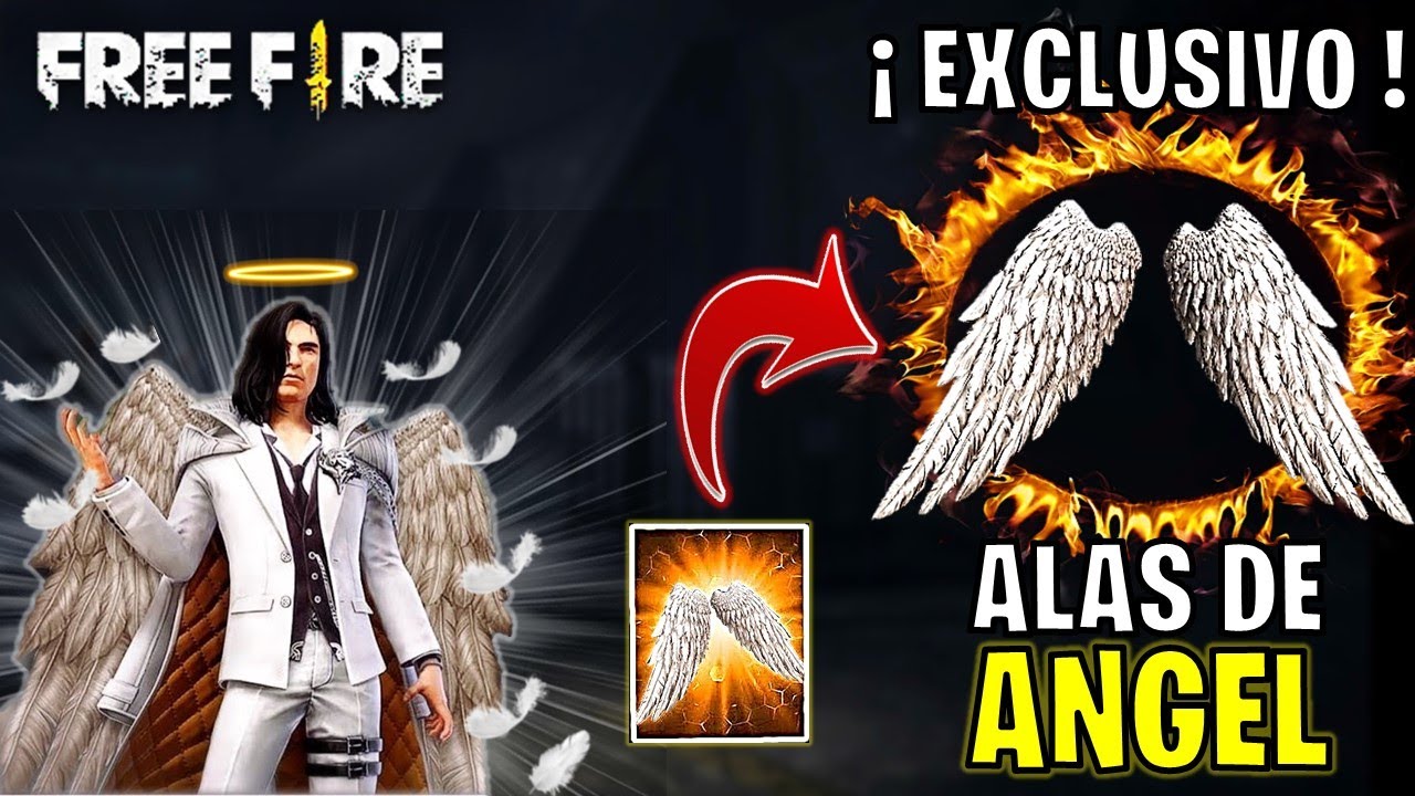 YA LLEGAN NUEVAS ALAS BLANCAS ANGELICALES EXCLUSIVAS A FREE FIRE - YouTube