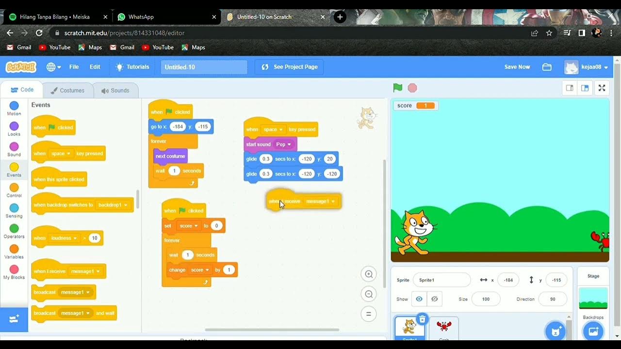 TUTORIAL MEMBUAT GAME DI SCRATCH JR - YouTube