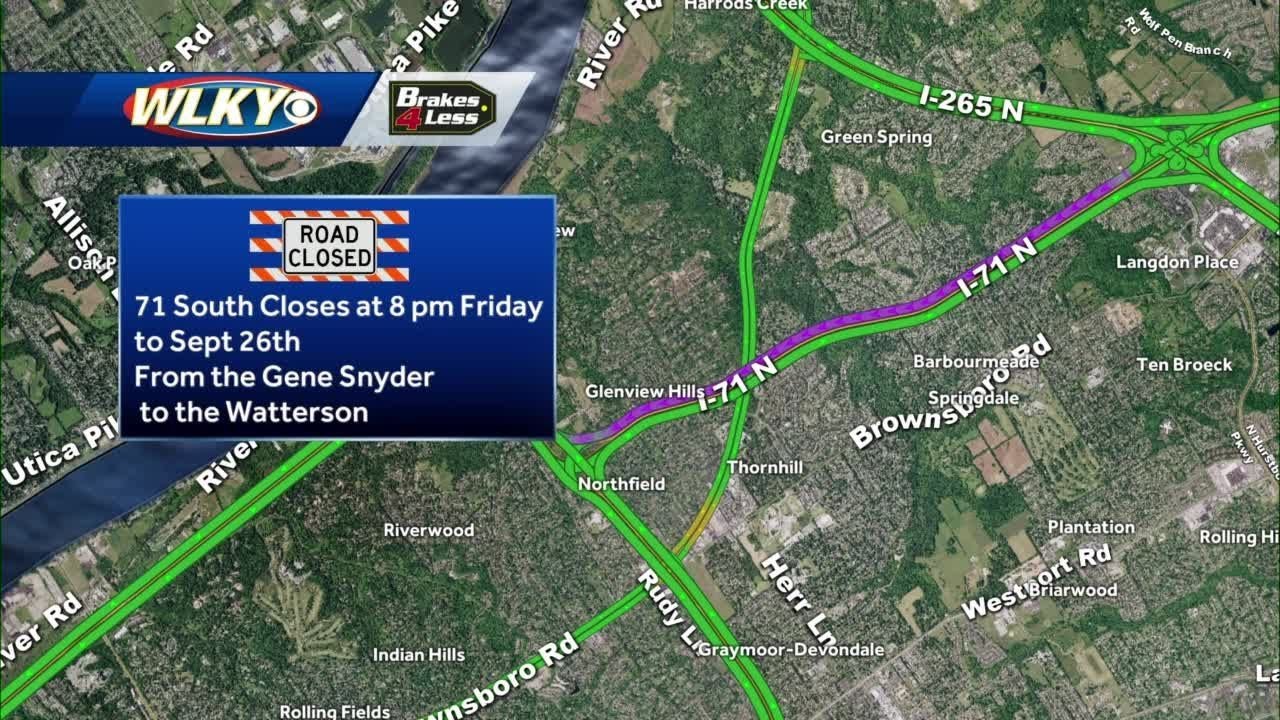 Expect big traffic impacts during I-71 closure - YouTube