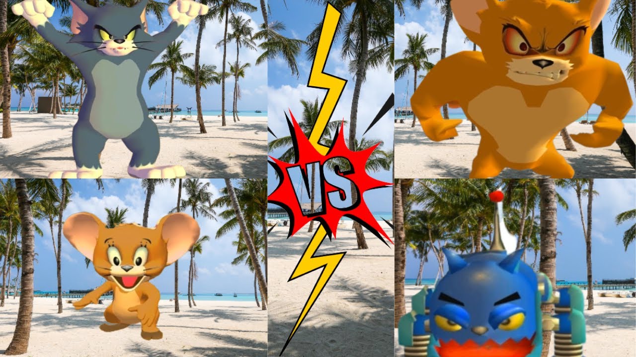 Tom and Jerry War of the Whiskers: Tom vs Jerry vs M.Jerry vs R.Cat ...