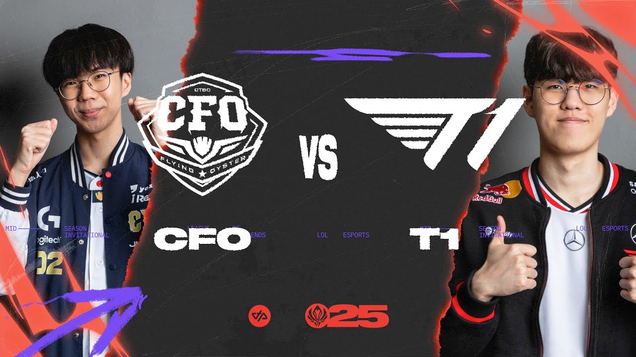 CFO vs T1, UNE RENCONTRE LÉGENDAIRE (MSI 2025) - YouTube