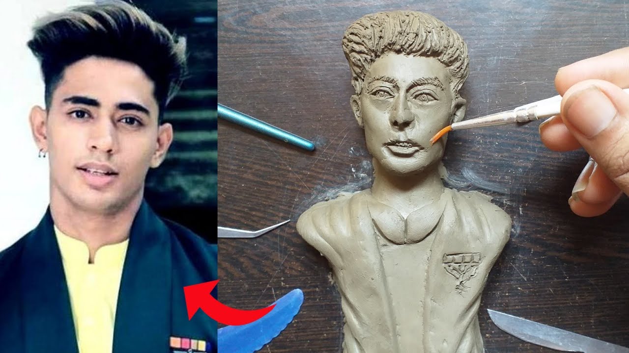 Danish Jain को क्यासे वानाये ?//How to make Danish Jain //Clay art ...