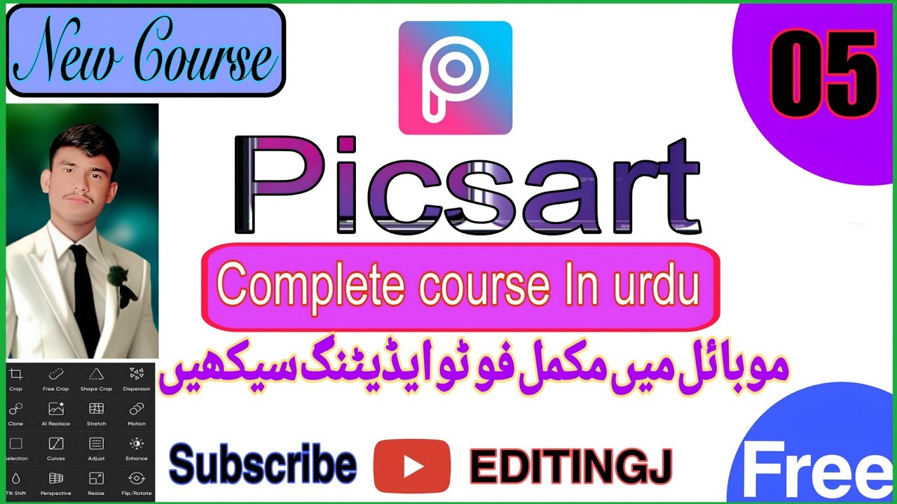 05 How to use motion tool in PicsArt_ how to use selection tool in ...